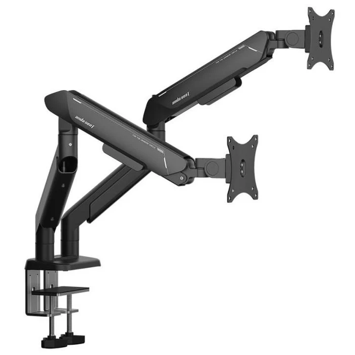 AndaSeat Stealth Pro II Duo Ergonomic Monitor Arm – Black - PC Lab