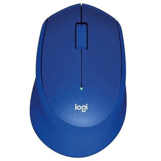 Logitech M331 Silent Plus Wireless Mouse - Blue - PC Lab