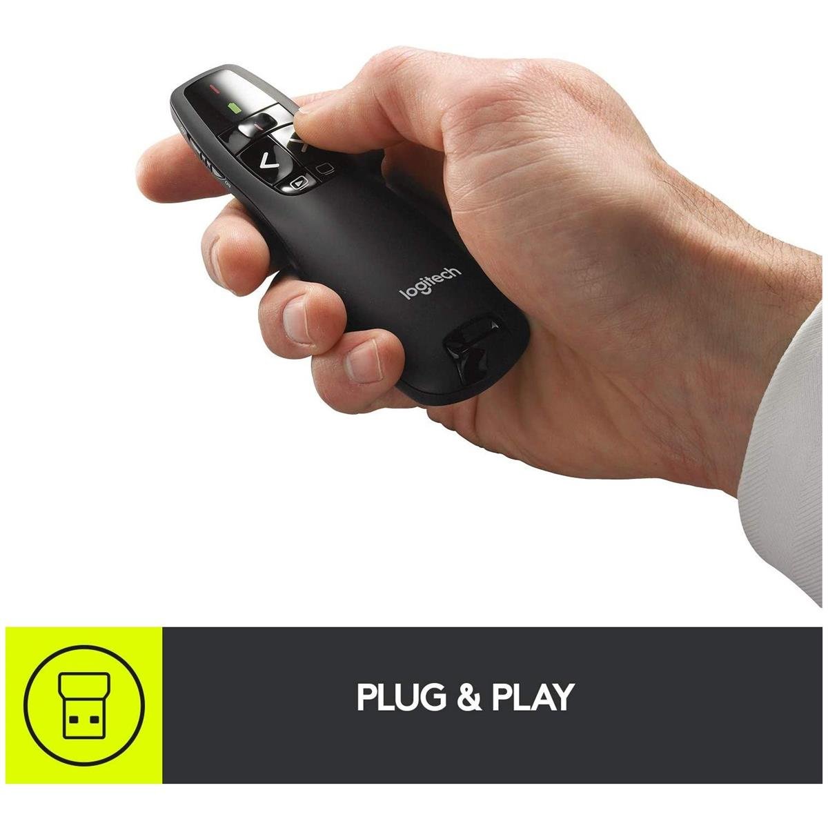 Logitech R400 Wireless Presenter - Black – PC Lab