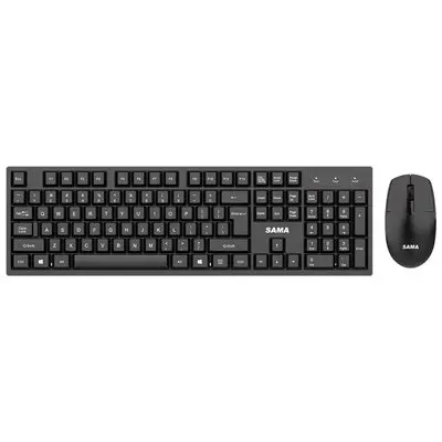 SAMA GW1500 Wireless Keyboard and Mouse Combo - Black - PC Lab