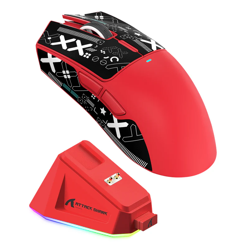 Attack Shark X11 Lightweight Wireless Gaming Mouse with RGB Charging ...