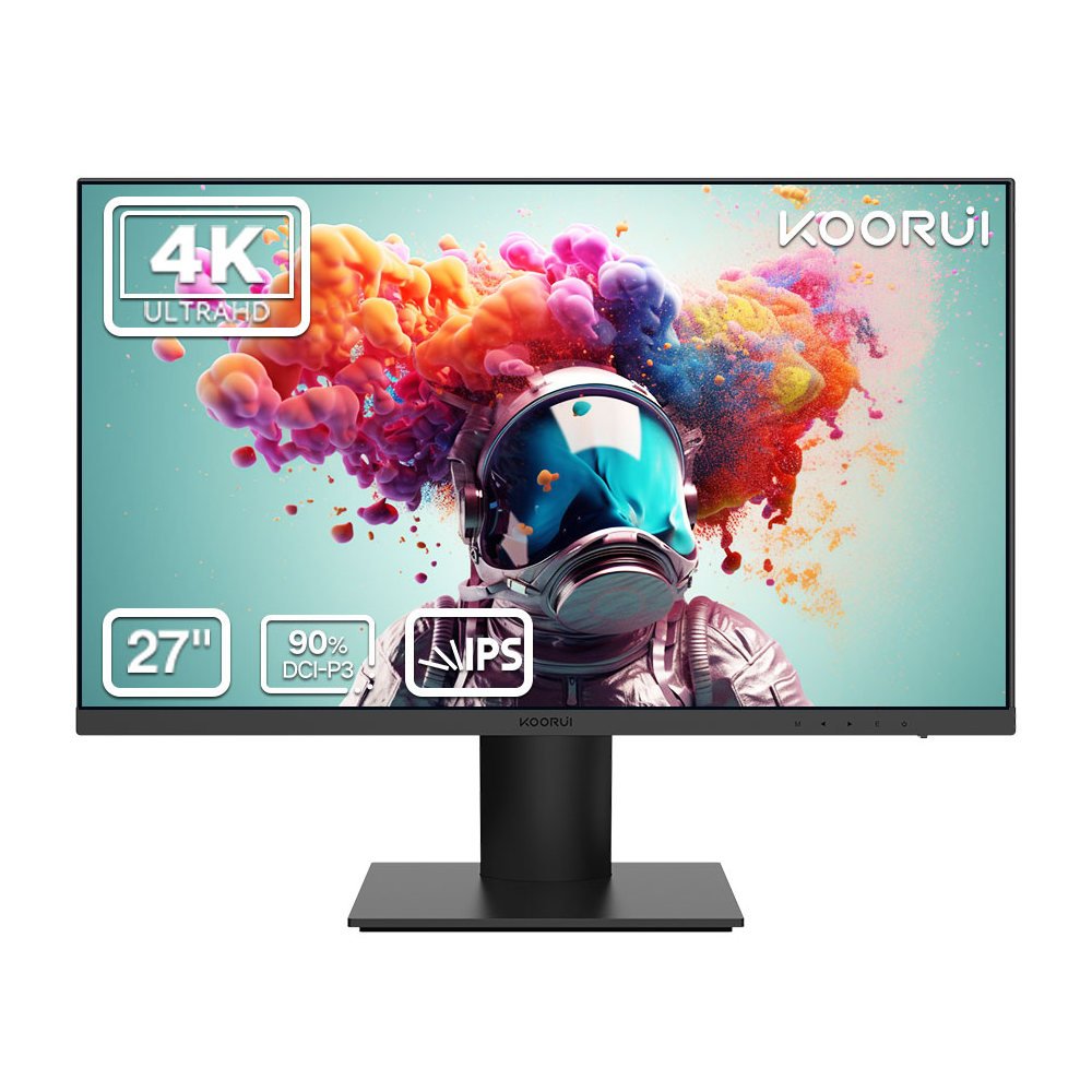 KOORUI N07 - 27" 4K UHD 60Hz FreeSync and G-Sync IPS HDR Professional ...