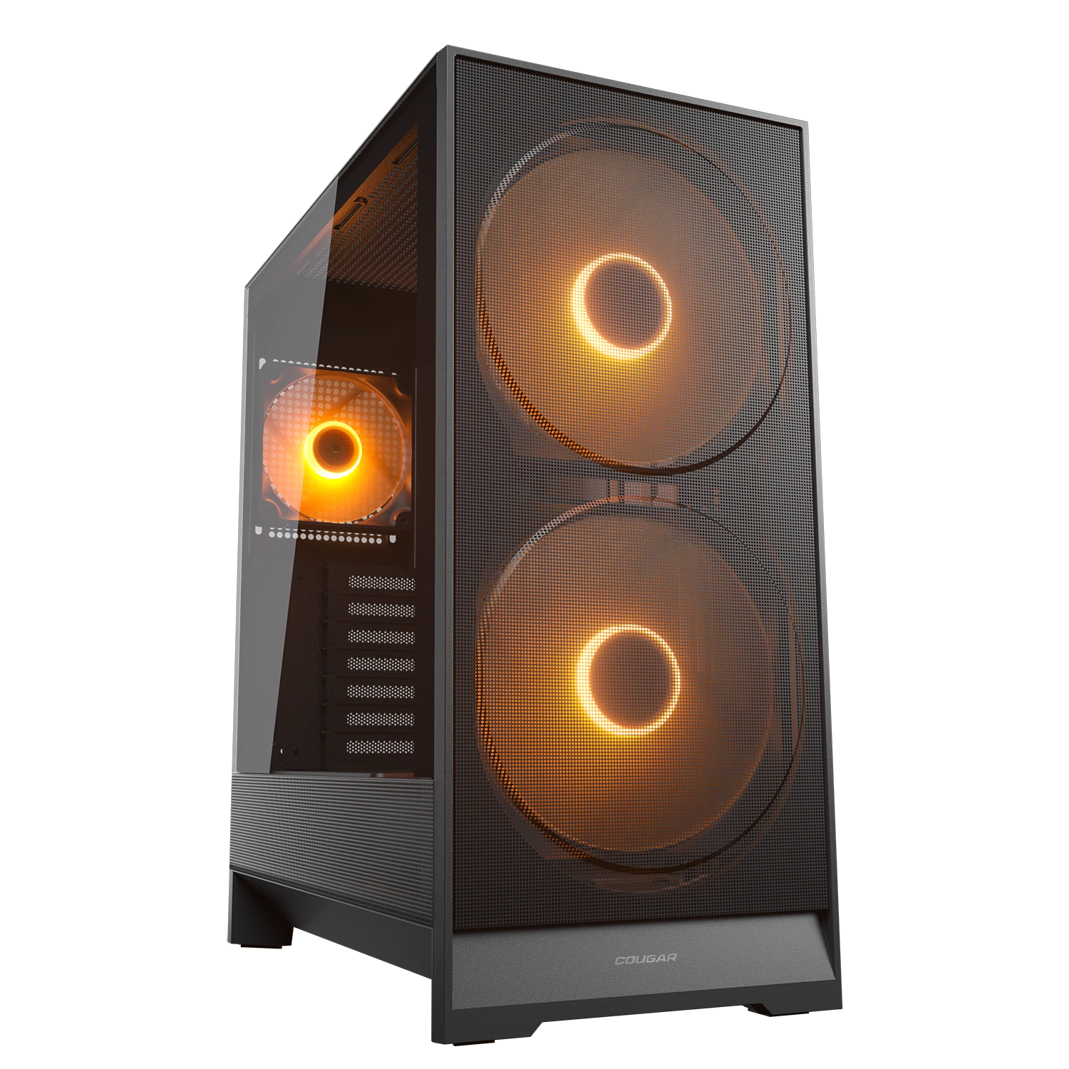 Cougar Airface 180 Mid-Tower ATX Case with 3 ARGB Fans - Black - PC Lab