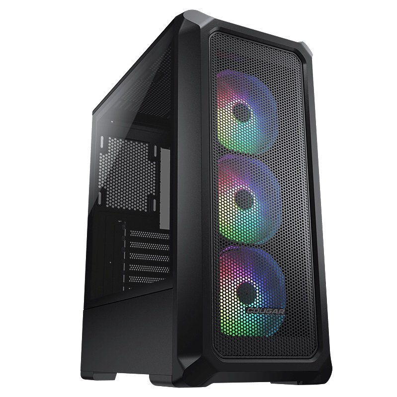 Cougar Archon 2 Mesh RGB Mid-Tower ATX Case with 3 ARGB Fans - Black ...