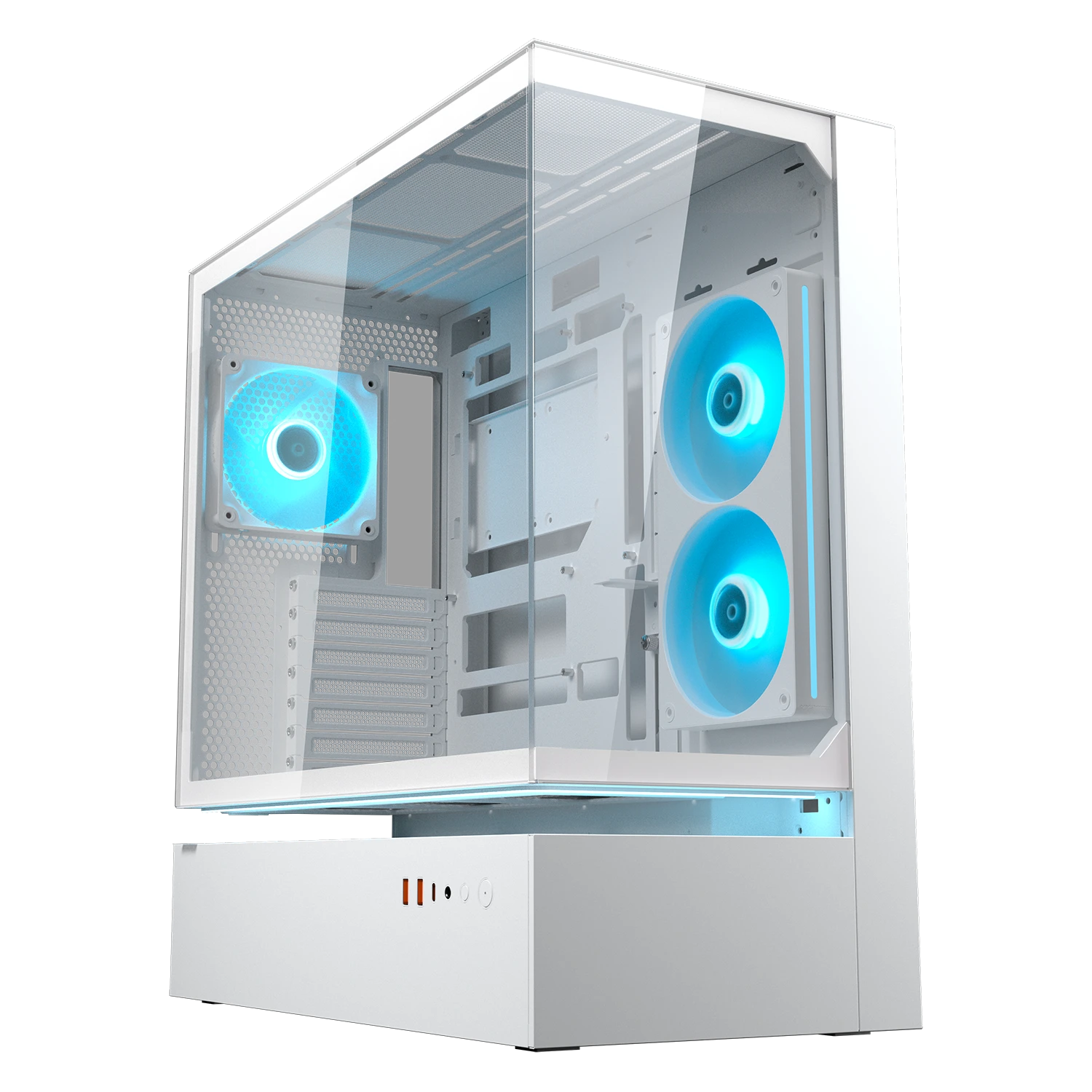 Cougar CFV235 RGB Free-Floating Mid-Tower ATX Case with 3 ARGB Fans ...