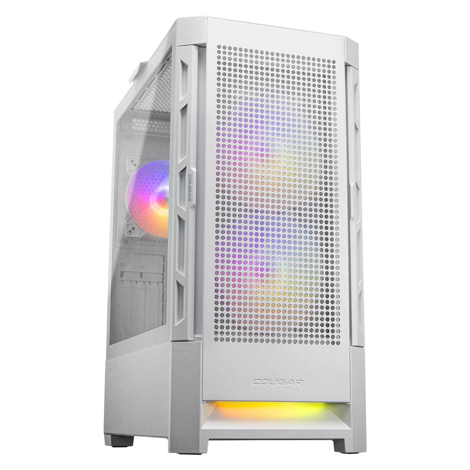 Cougar Duoface RGB Mid-Tower ATX Case - White - PC Lab