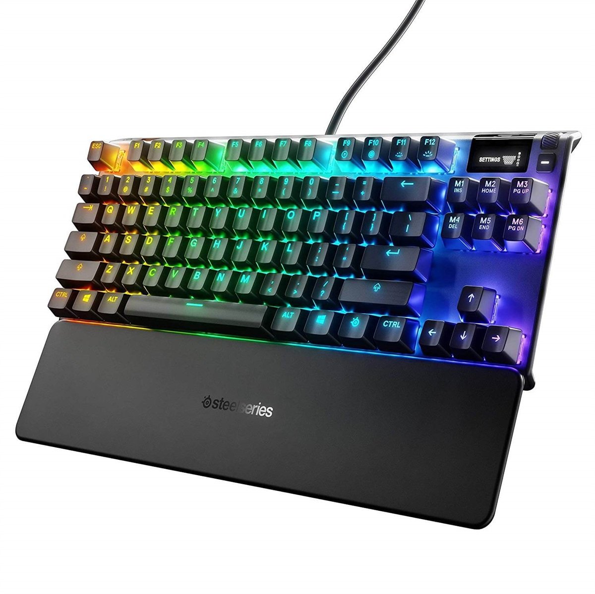 SteelSeries Apex 7 (Red Switch) Mechanical Switch Gaming Keyboard with ...